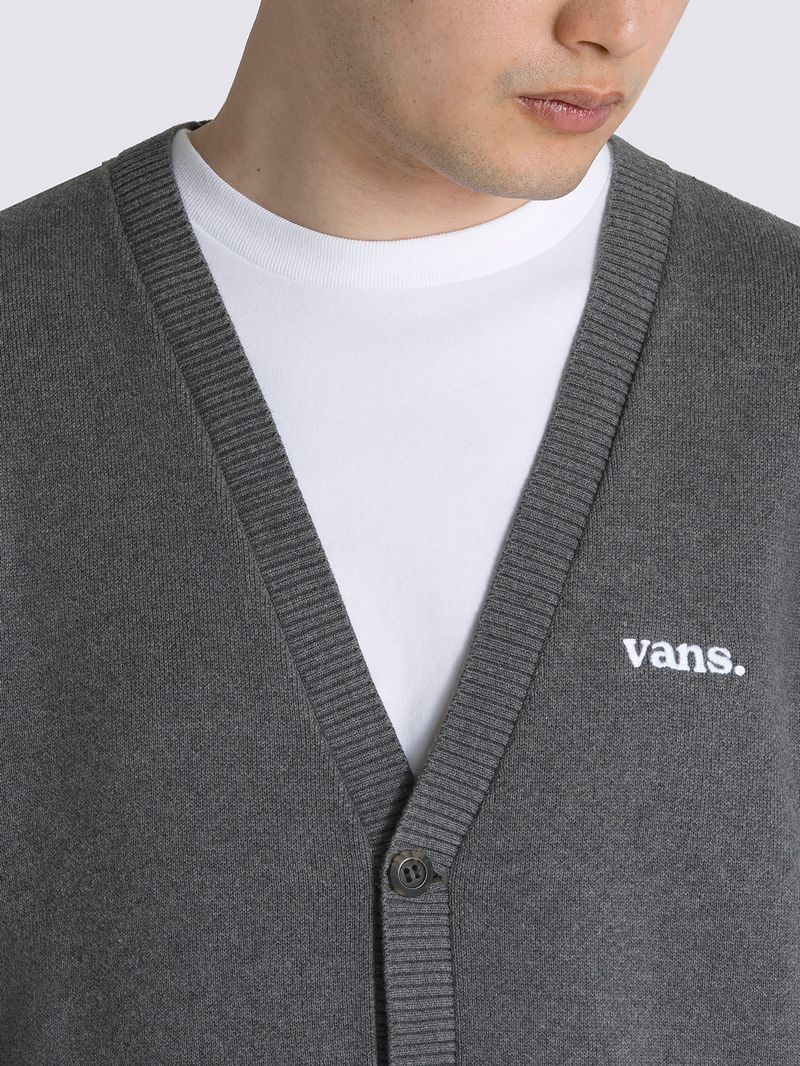 Sweater Hombre Halecrest Cardigan Gris Oscuro Vans-Vans Chile - Zapatos ...
