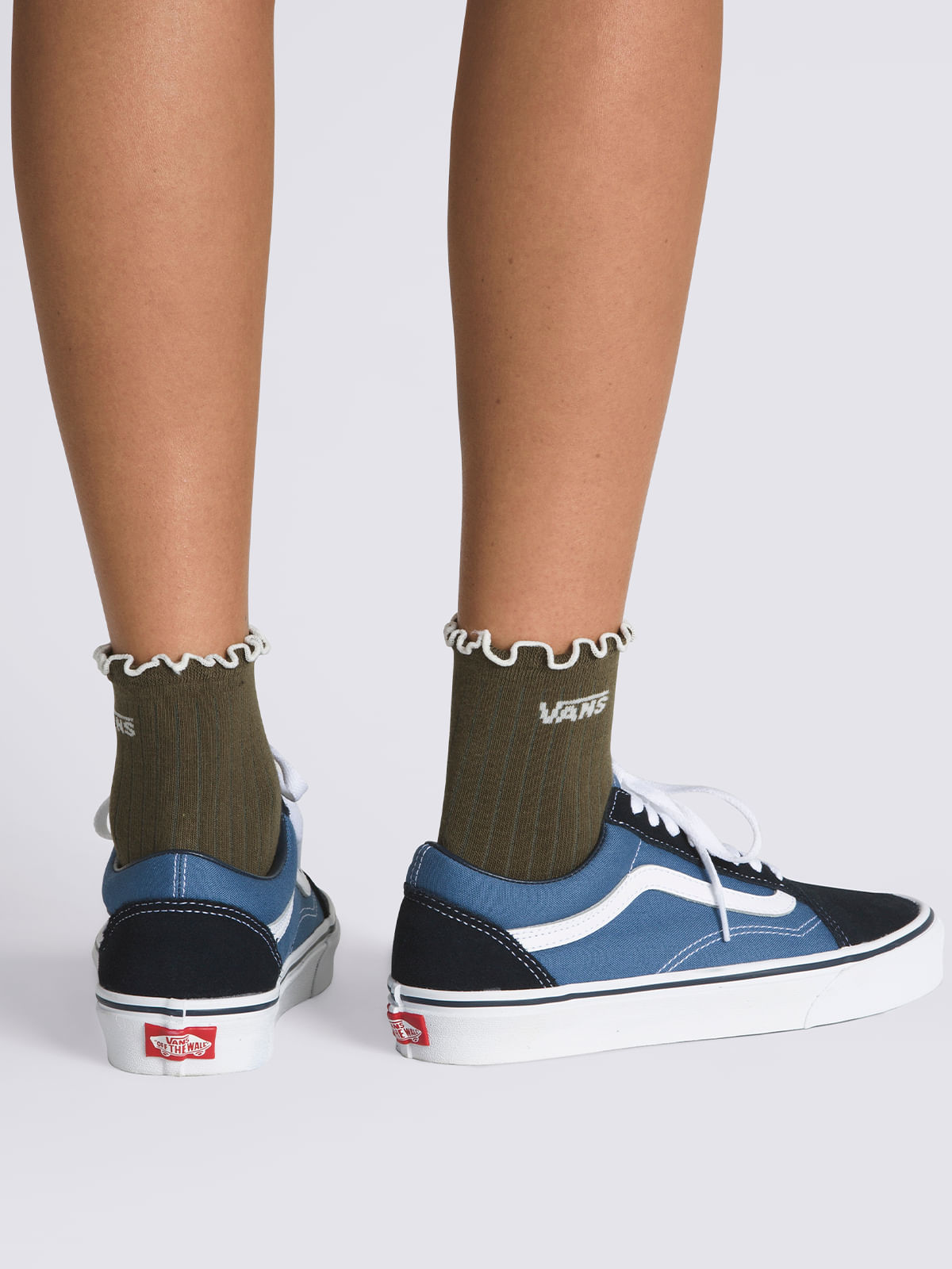 Calcetines Mujer Ruffle Crew Verde Oscuro Vans-Vans Chile - Zapatos.cl ...