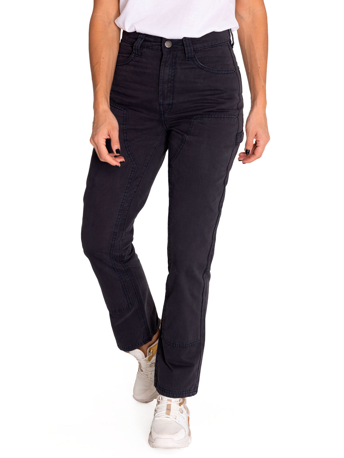 Pantalon Casual Mujer Double Front Utility Bottom Negro Cat-Cat Chile ...